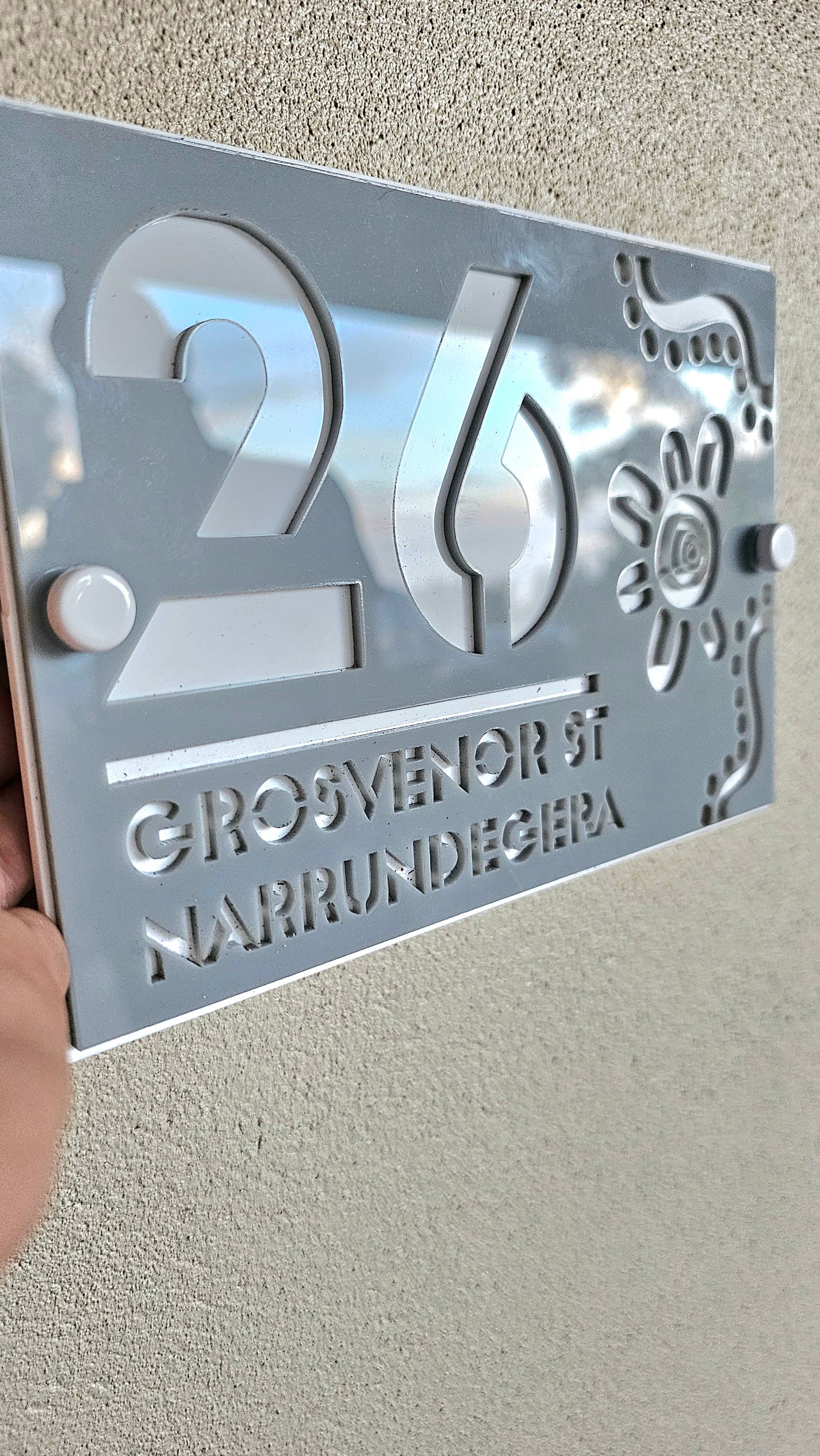 House Number | Facade Number | Landscape Rectangle – Marara Designs