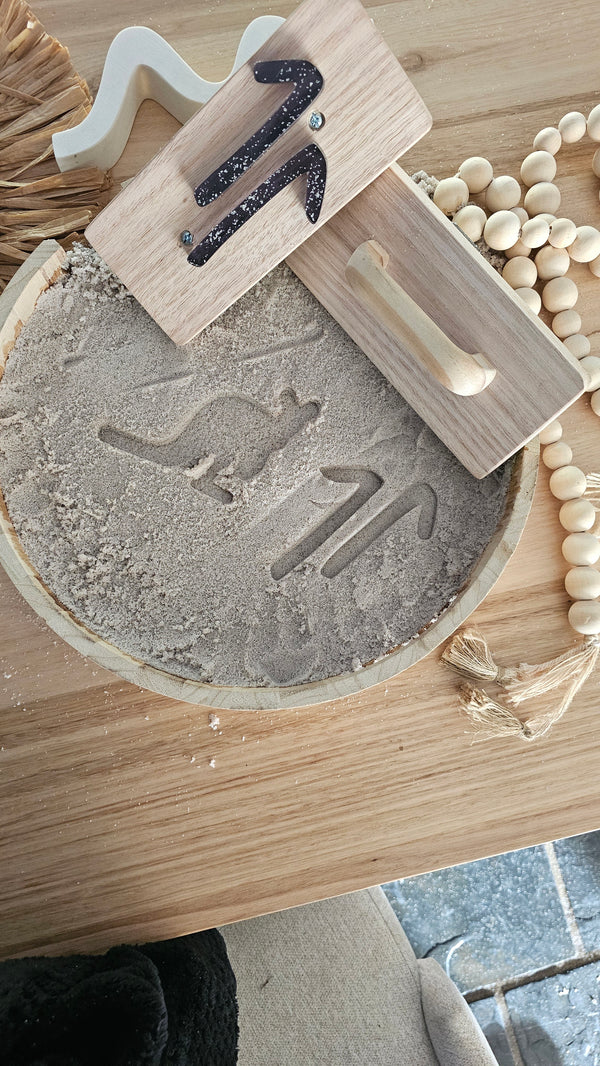 Sandpit Stamps - Kangaroo | Kangaroo Tracks – Marara Designs