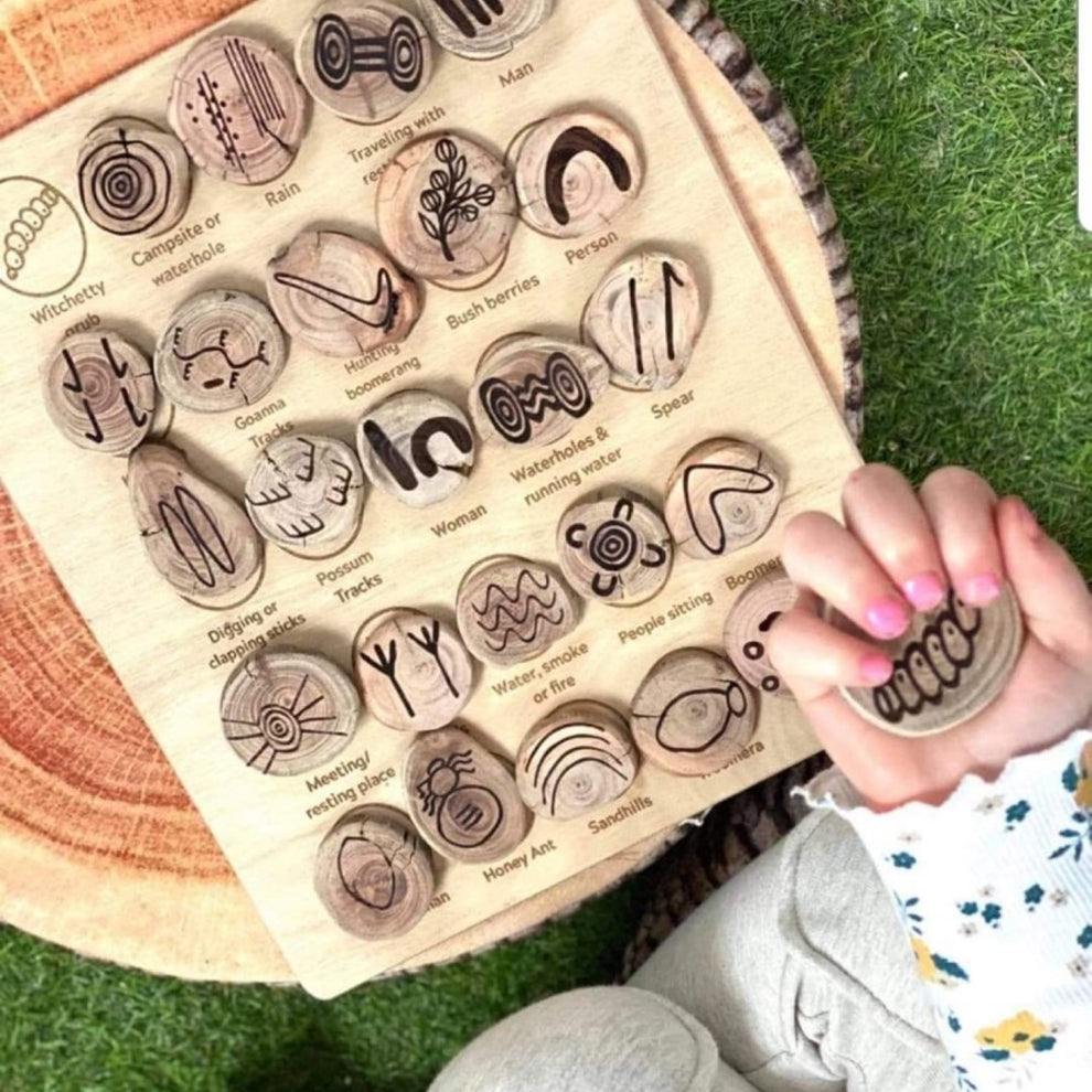 Aboriginal Symbol Matching Game – Marara Designs