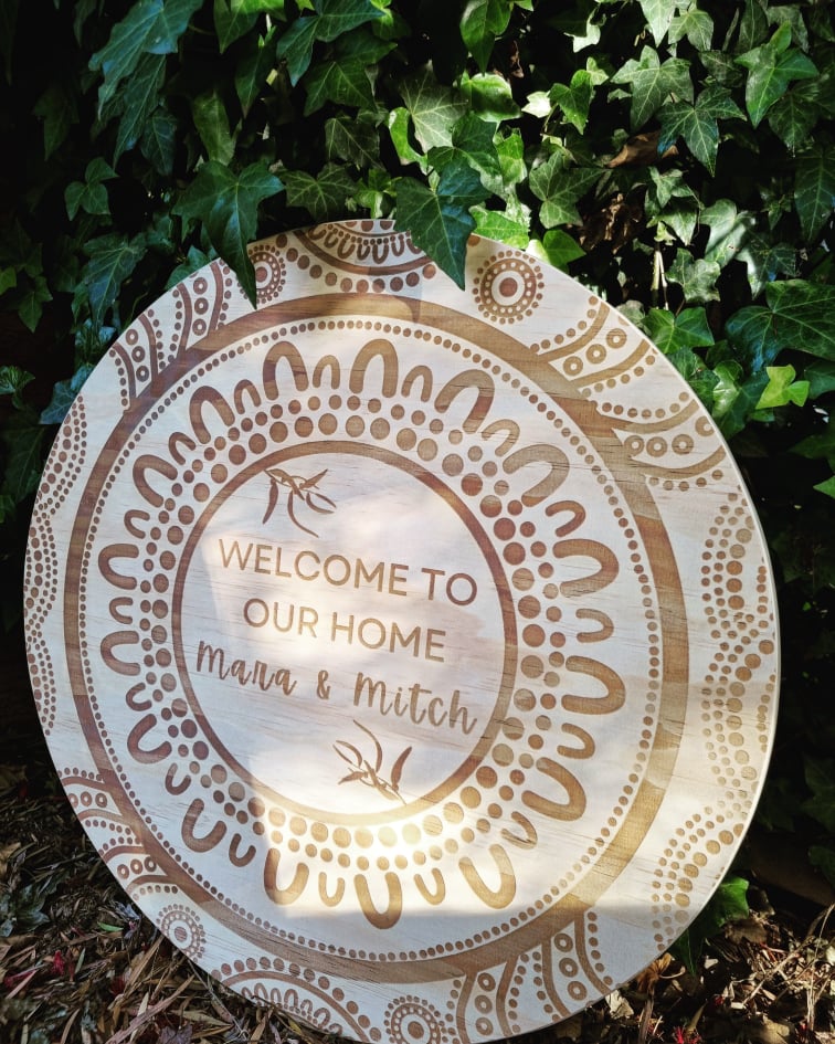 Aboriginal Detail Plaque – Marara Designs