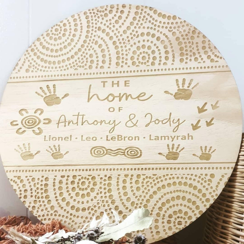 Aboriginal Detail Plaque – Marara Designs